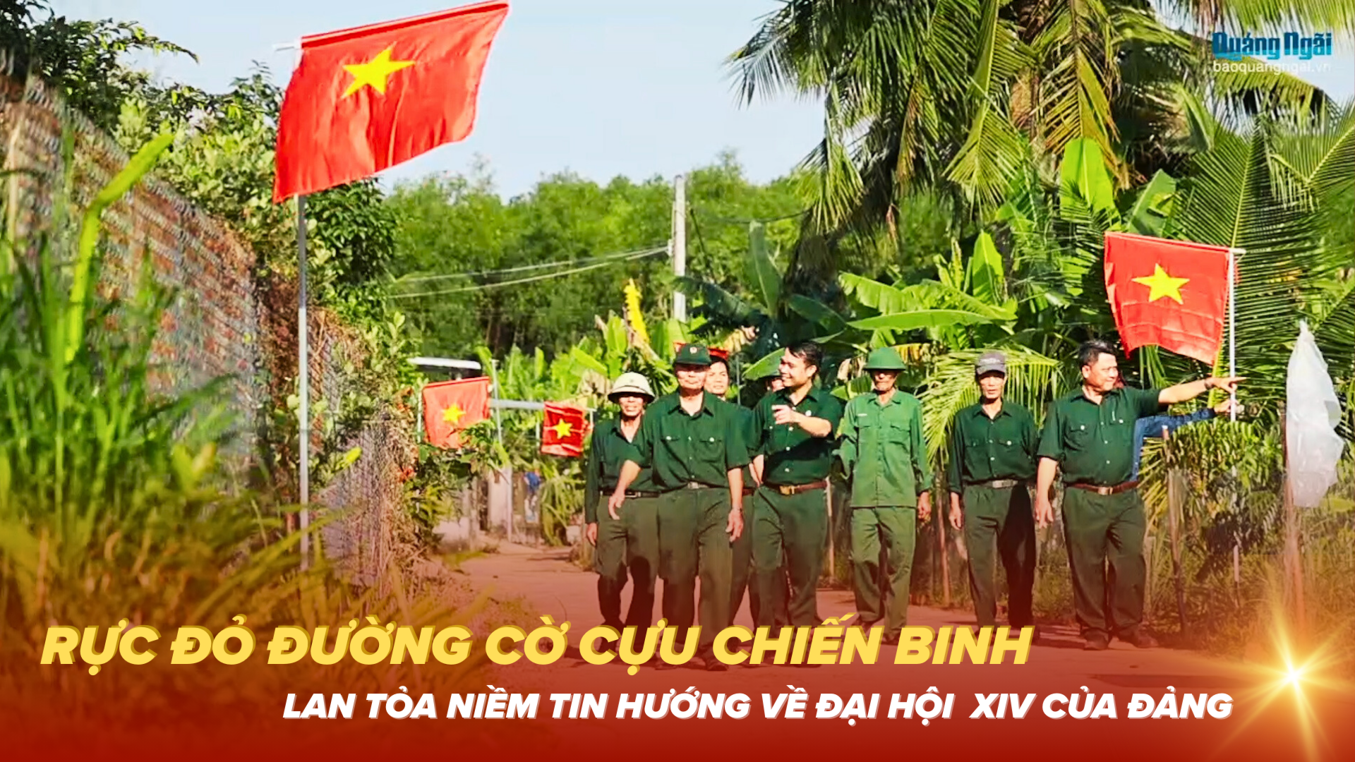 Rực đỏ đường cờ Cựu chiến binh – lan tỏa niềm tin hướng về Đại hội XIV ...