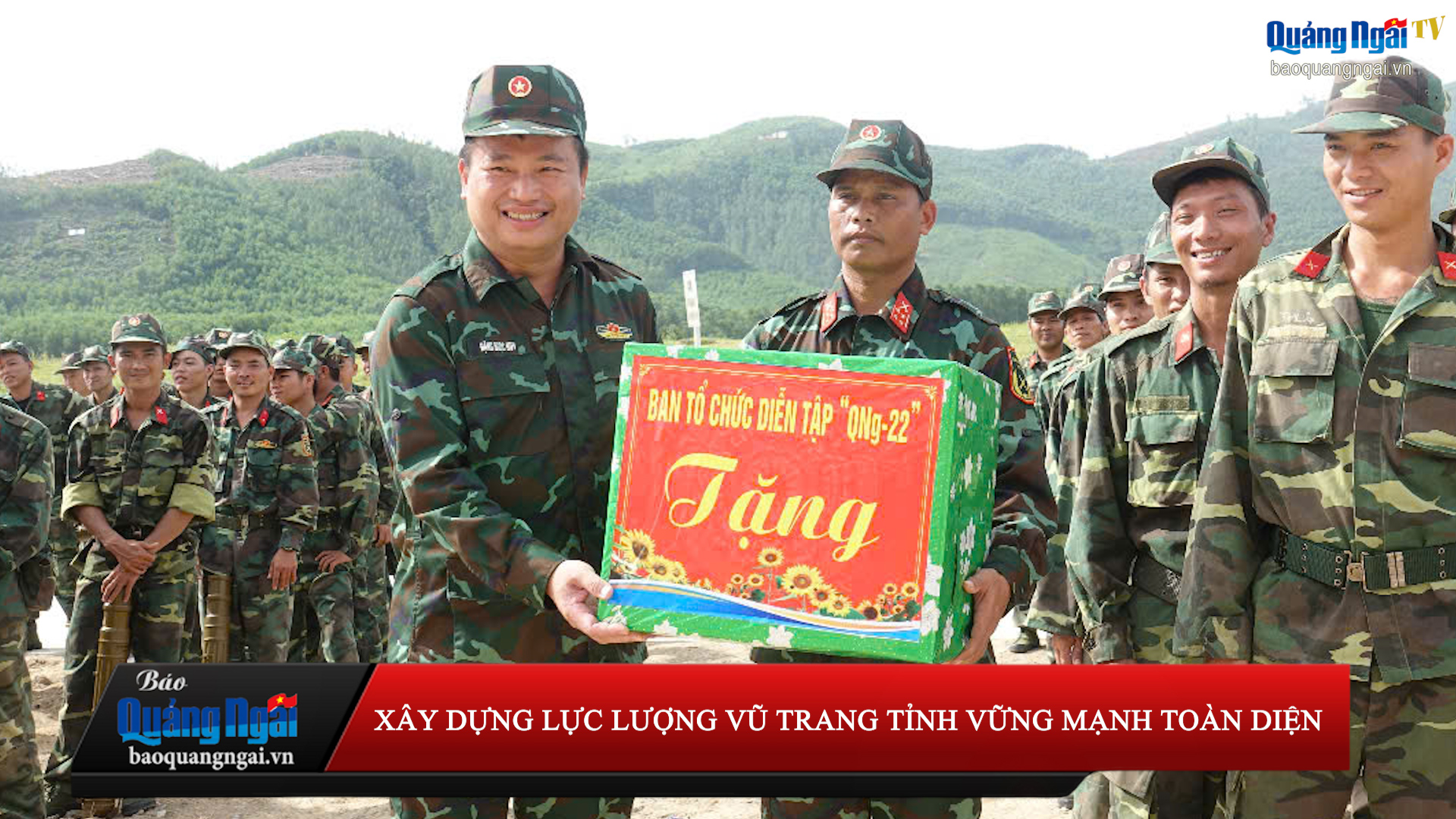 [Video]. Xây dựng lực lượng vũ trang tỉnh vững mạnh toàn diện